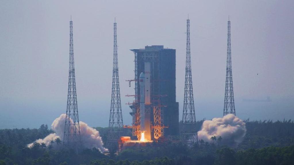 China's new-generation rocket sends 22 satellites into space in record ...