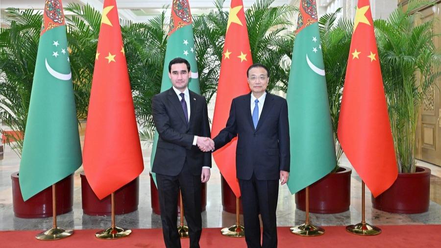 Chinese premier meets with Turkmen president_英语频道_央视网(cctv.com)