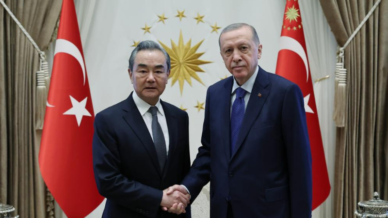 Turkish president meets with senior Chinese diplomat on bilateral ties ...