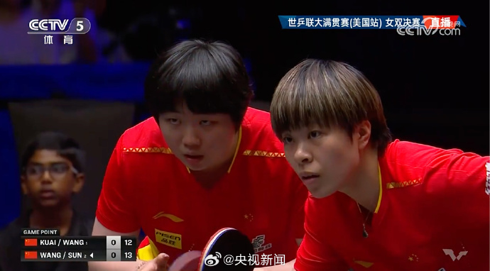 王艺迪/蒯曼夺冠！国乒包揽WTT美国大满贯女双冠亚军_民声频道_央视网(cctv.com)